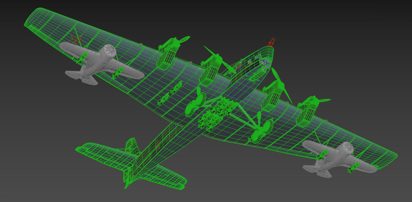 Tupolev TB3 3D model | CGTrader
