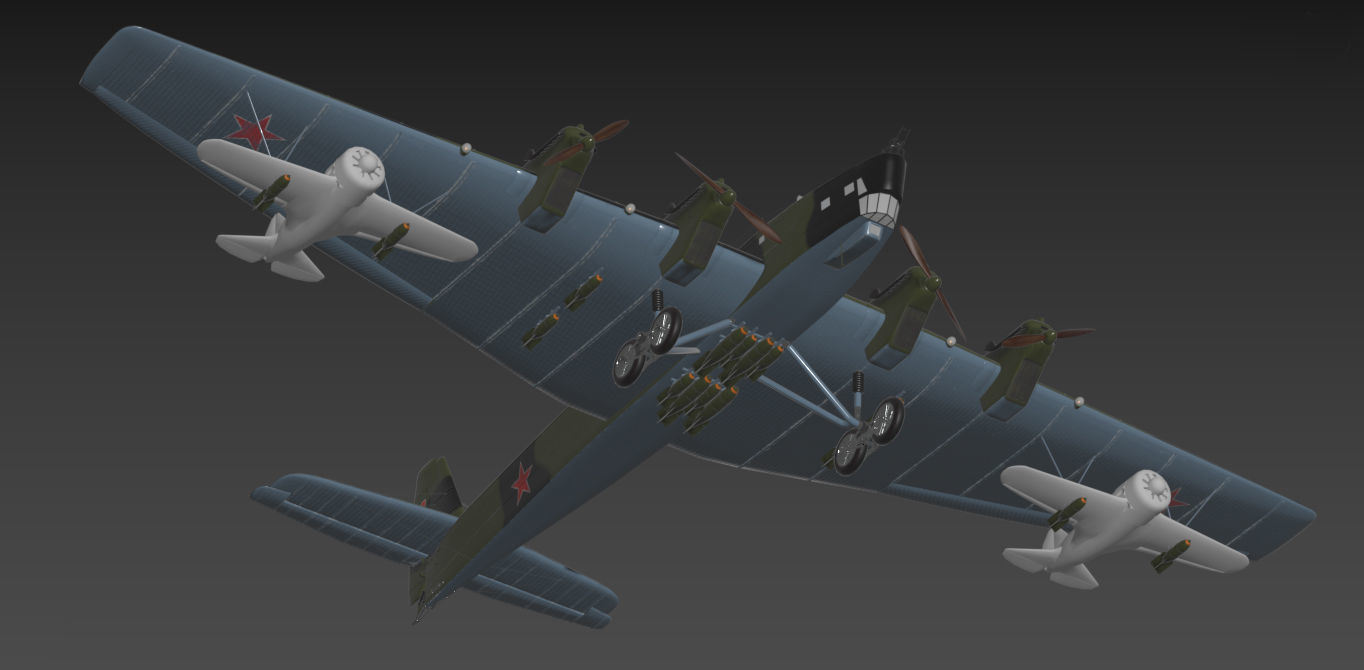 Tupolev TB3 3D model | CGTrader