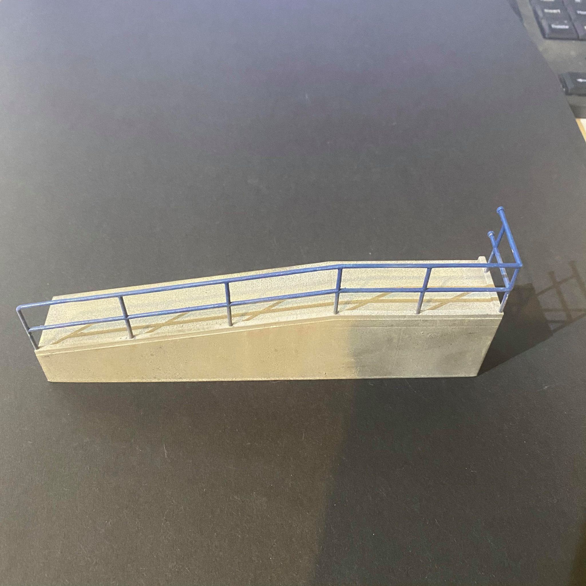 ACCESS RAMP WITH HANDRAIL 7MM SCALE O GAUGE MODEL BUILDING 3D model 3D ...
