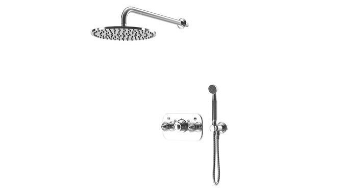 Thg Shower Mixer set 3D model | CGTrader