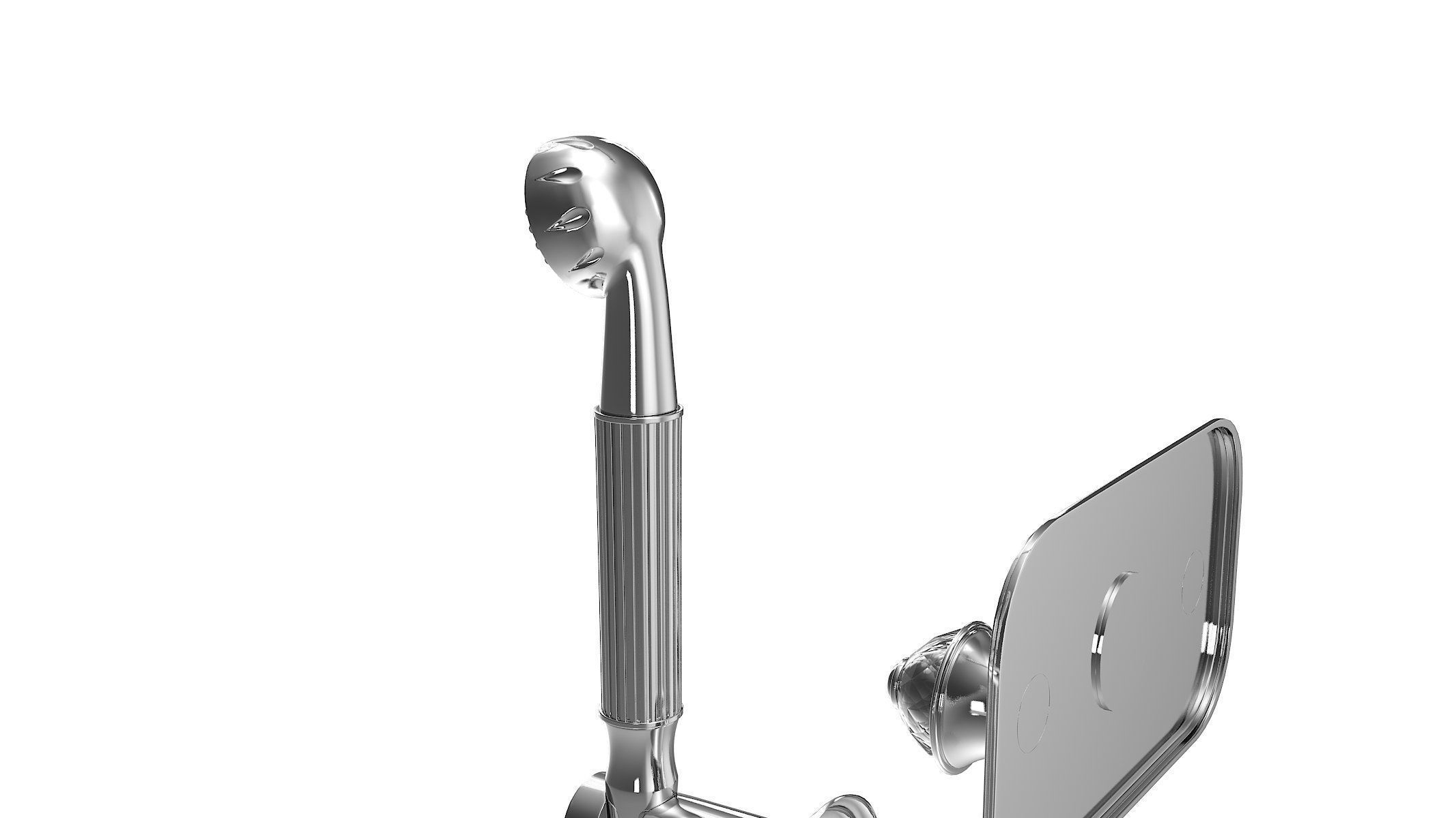 Thg Shower Mixer set 3D model | CGTrader