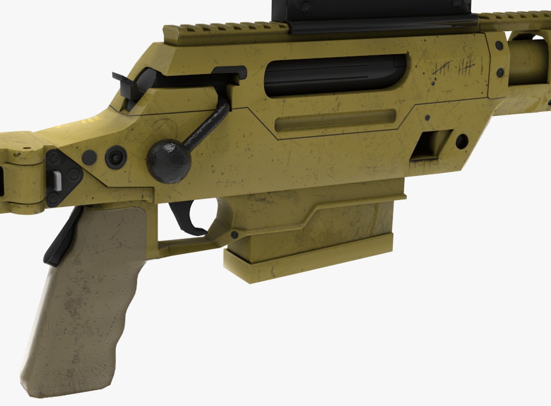 3D model FN Ballista rifle VR / AR / low-poly | CGTrader