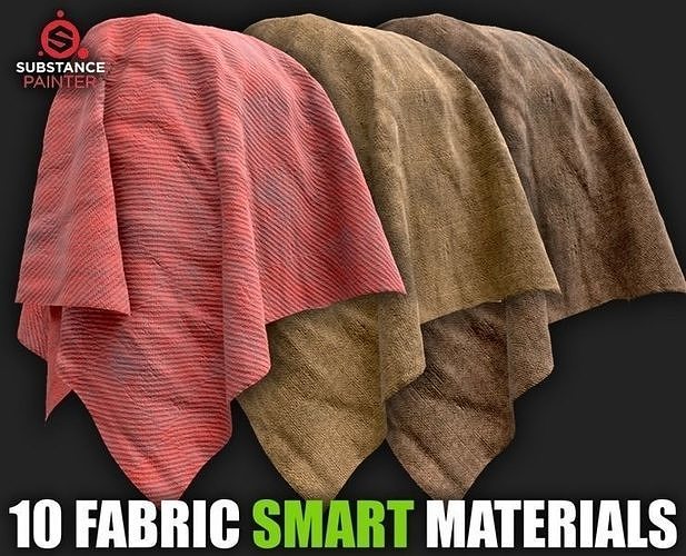 Fabric Smart Materials for Substance Painter Texture | CGTrader
