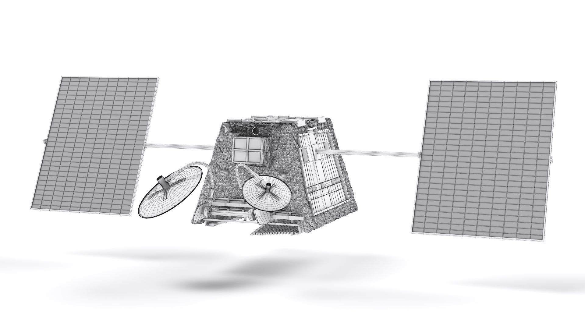 weather satellite 3D model | CGTrader
