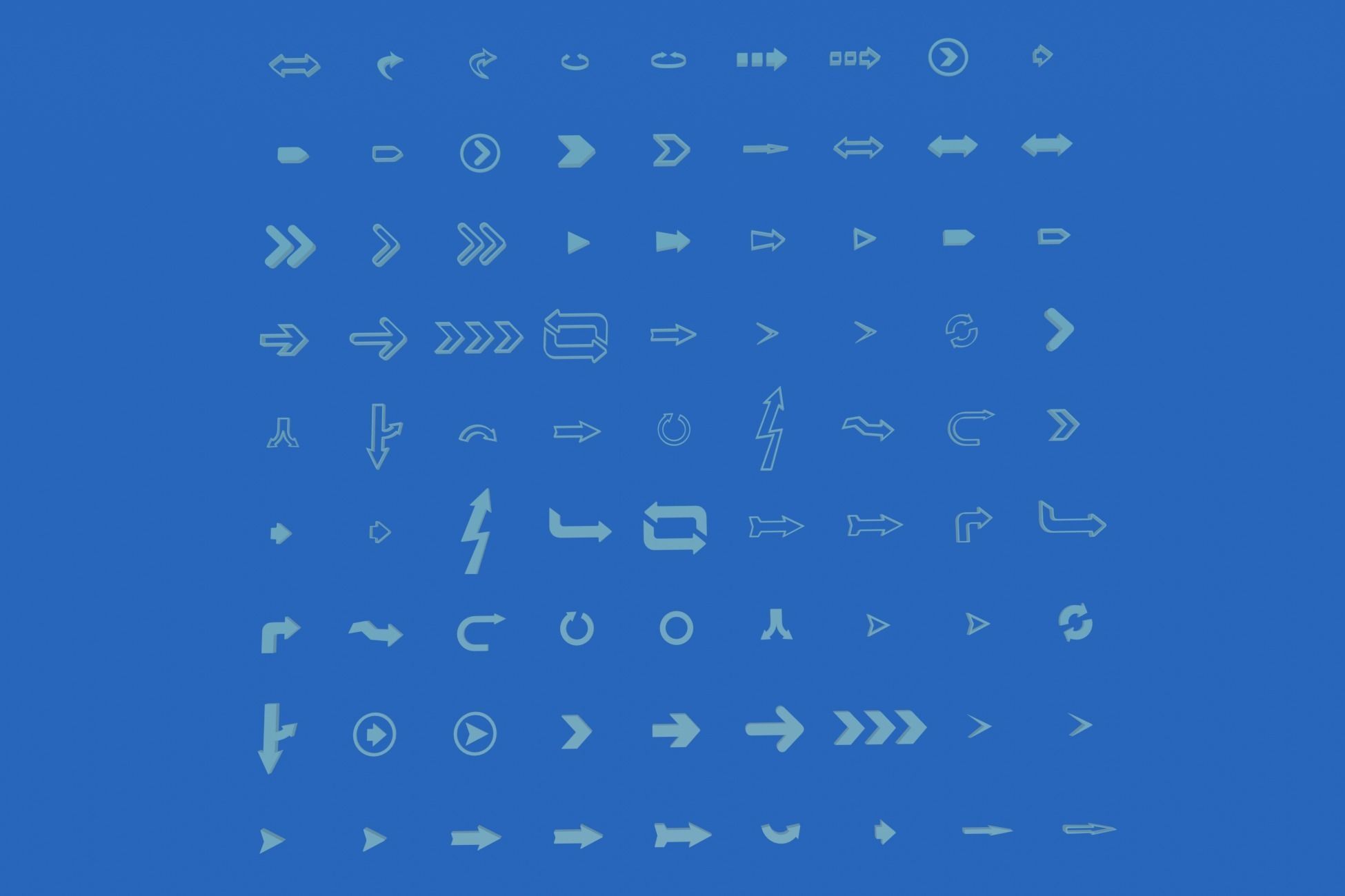 3D model Lowpoly Arrows Icons VR / AR / low-poly | CGTrader