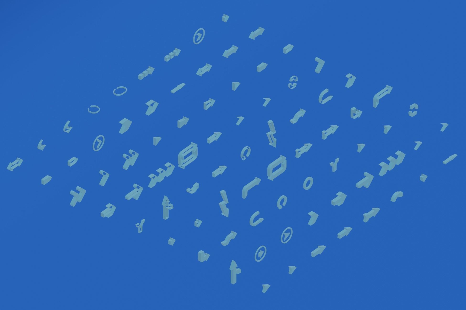 3D model Lowpoly Arrows Icons VR / AR / low-poly | CGTrader