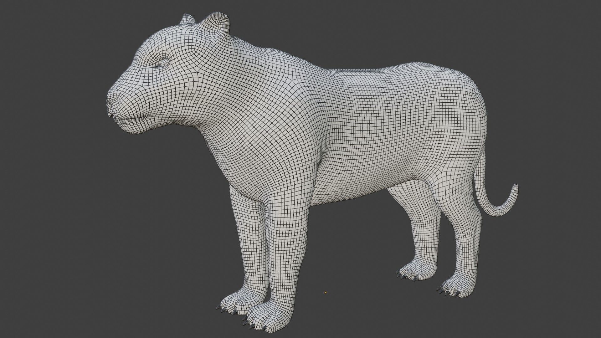 Lioness lion 3D model rigged | CGTrader