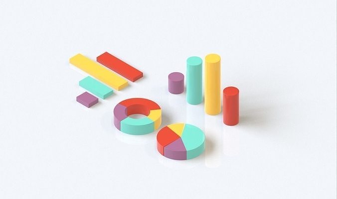 3D model isometric data analysis 3d isometric VR / AR / low-poly | CGTrader