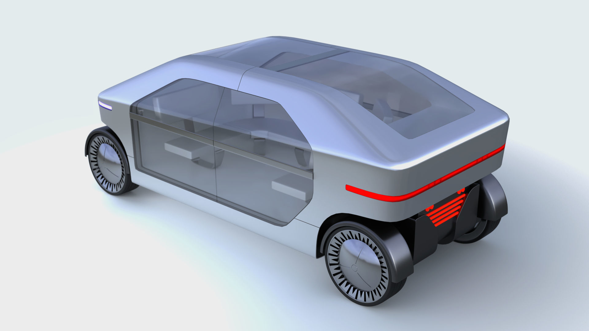 Electric bus autopilot 3D model | CGTrader