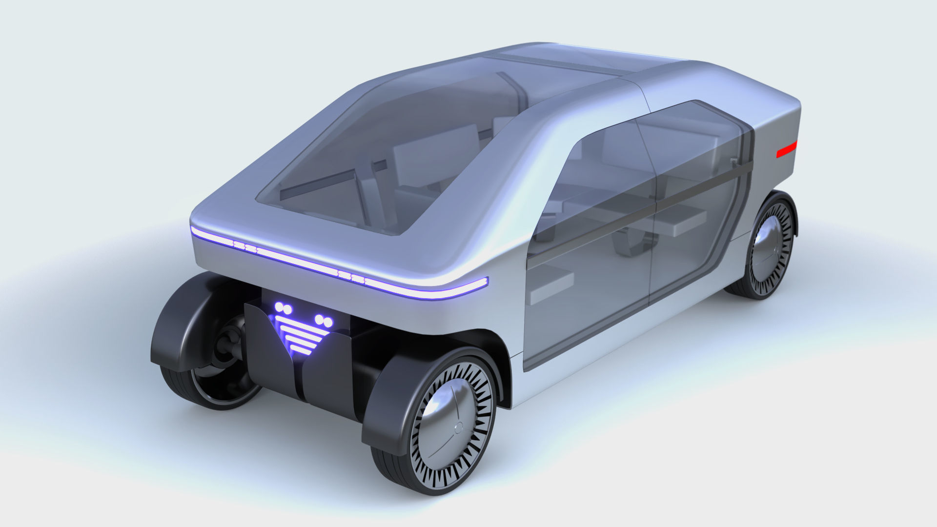 Electric bus autopilot 3D model | CGTrader