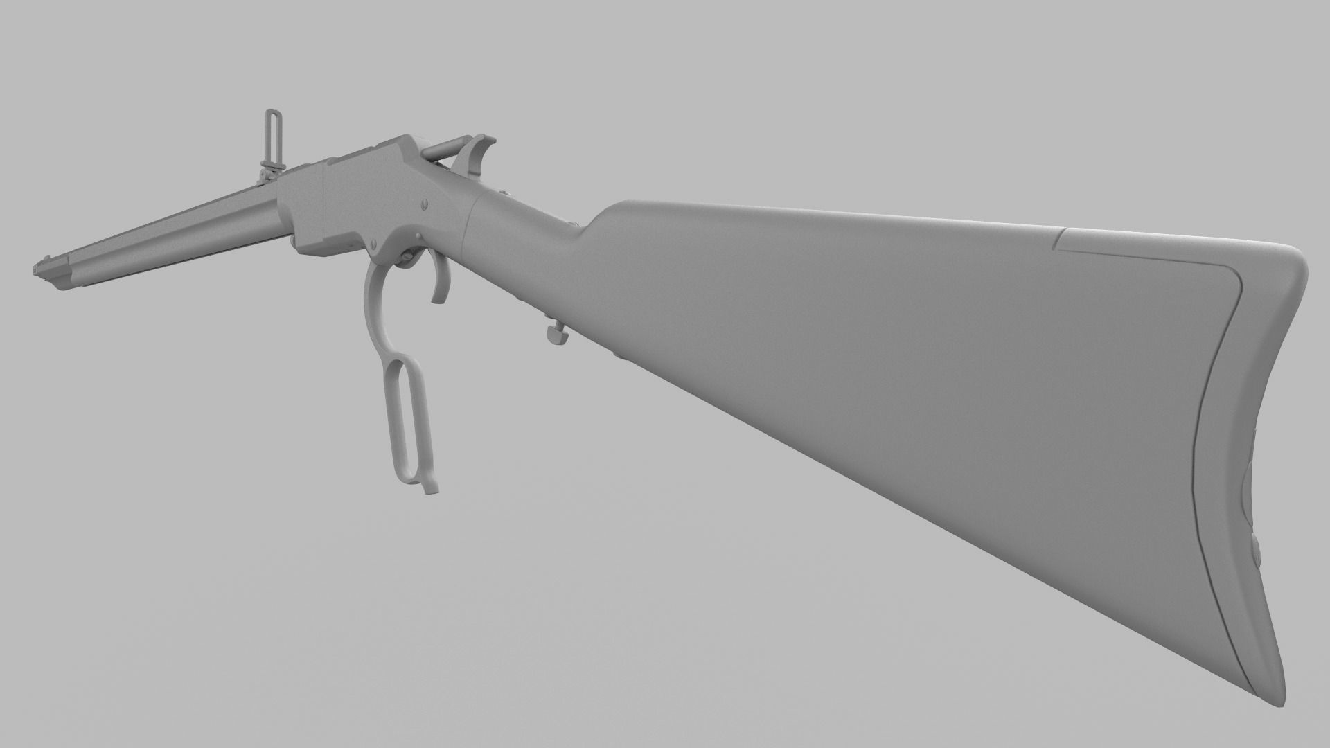 Henry Rifle 1860 3D model | CGTrader