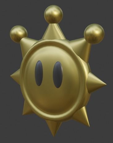 Shine Sprite from Super Mario Sunshine free 3D model | CGTrader