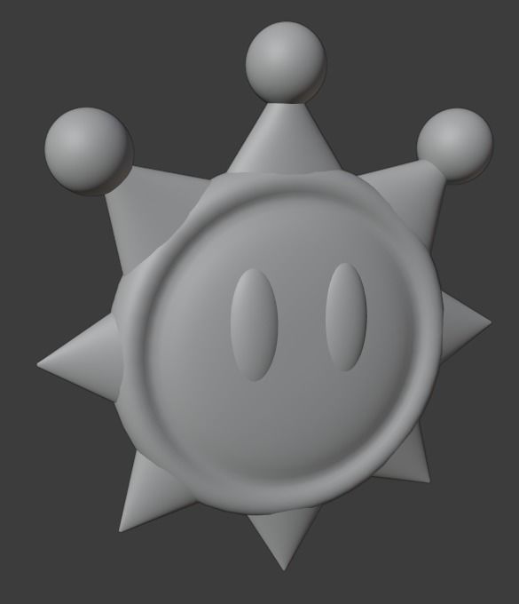 Shine Sprite from Super Mario Sunshine free 3D model | CGTrader