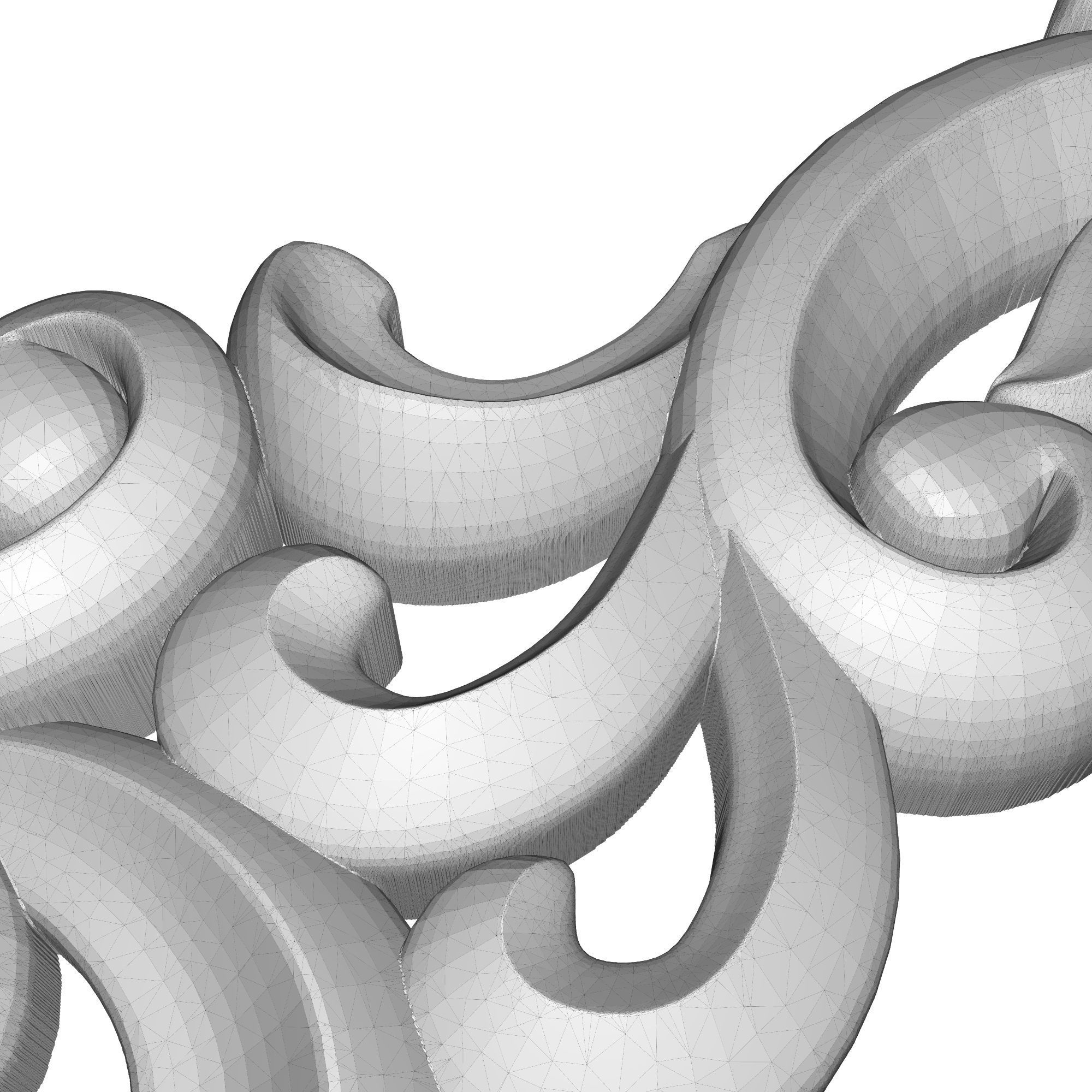 decorative pattern ready for 3D printing 3D model | CGTrader