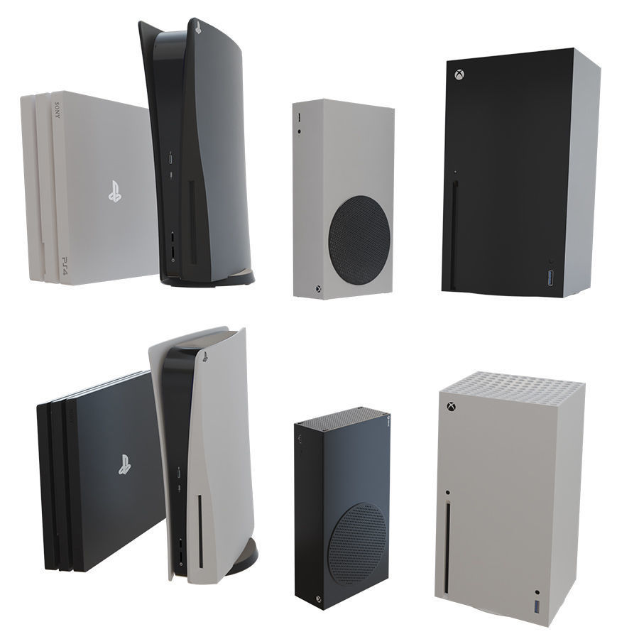 3D model Games Consol Pack VR / AR / low-poly | CGTrader