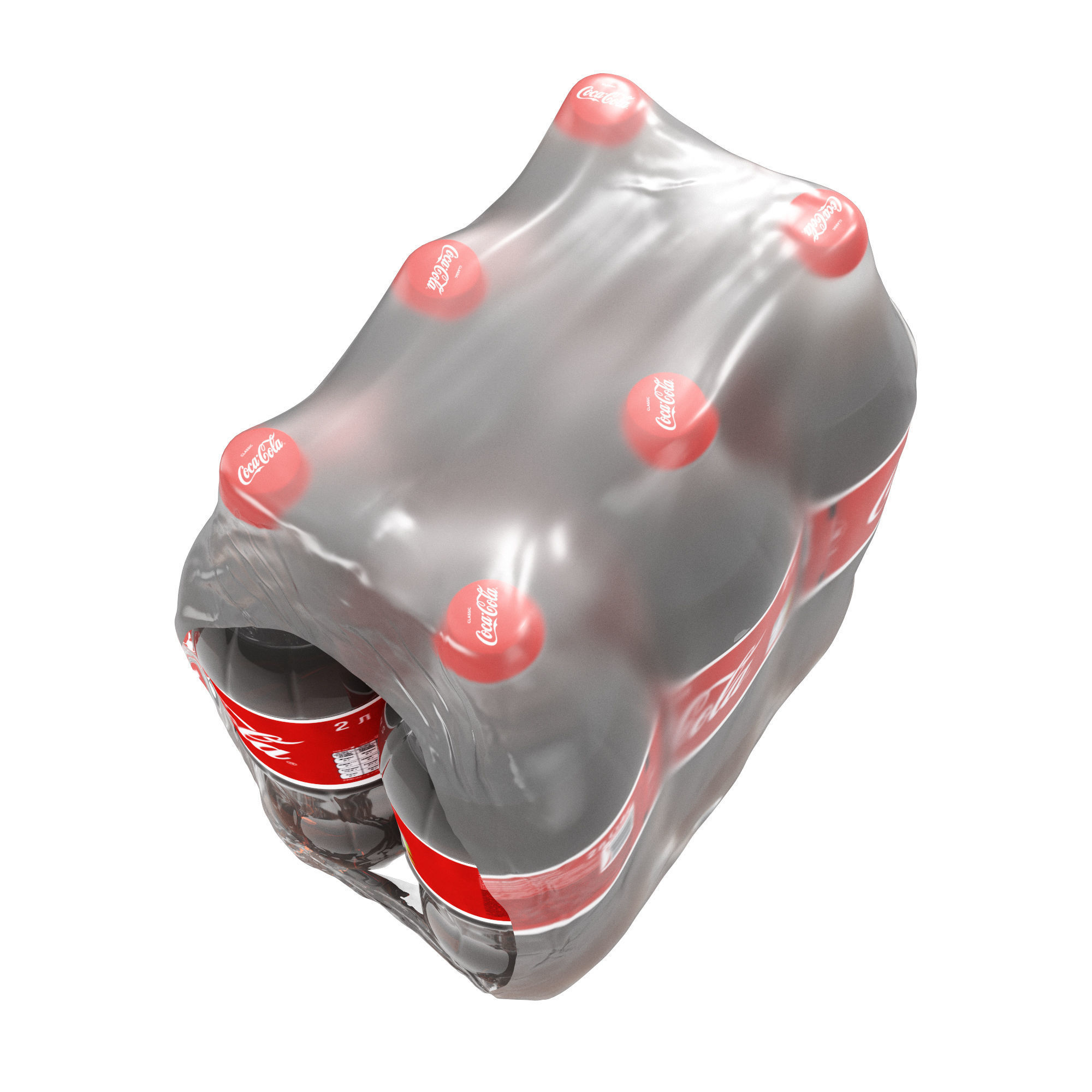 Pack Coca Cola 2L 3D model | CGTrader