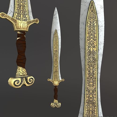 3D model The sword Roman legion VR / AR / low-poly | CGTrader