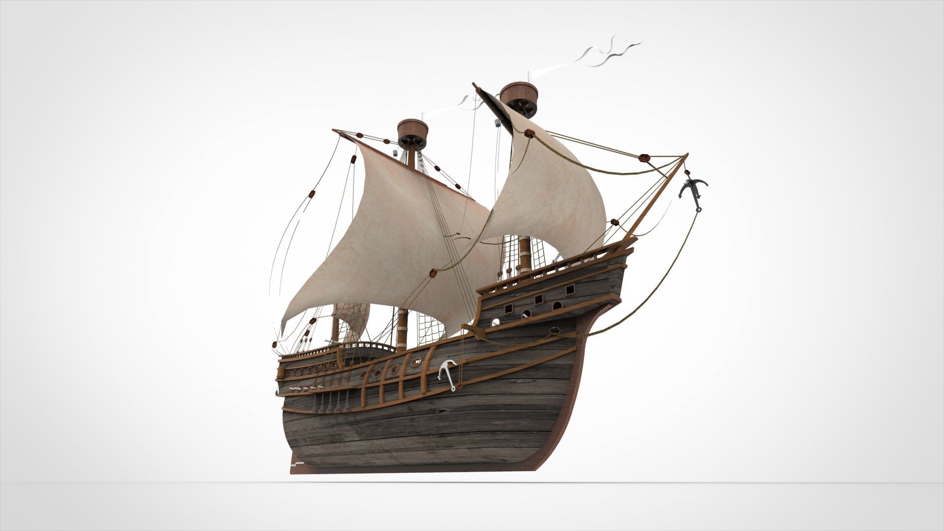 Sailing Ship 3D model | CGTrader