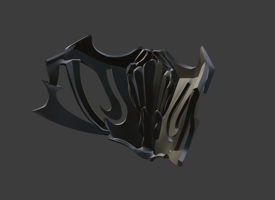 Noob Saibot mask from Mortal Kombat 11 - Han Ba 3D model 3D printable ...