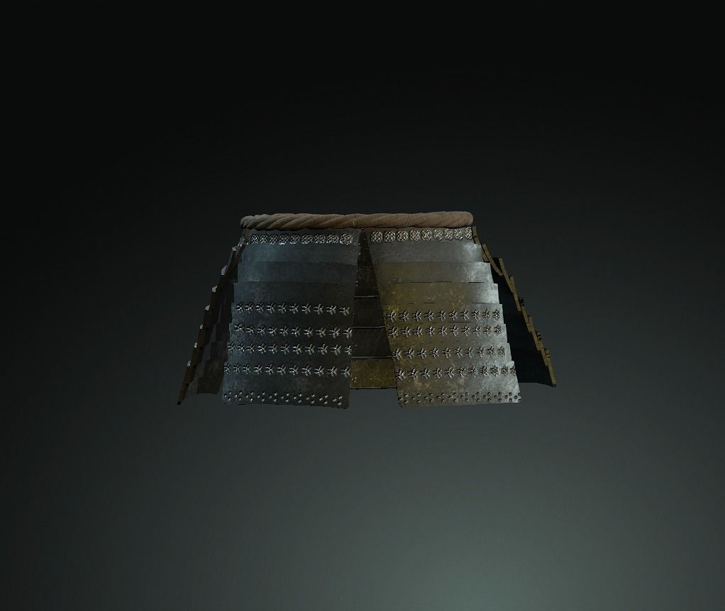 3D model Japan Samurai kusazuri VR / AR / low-poly | CGTrader