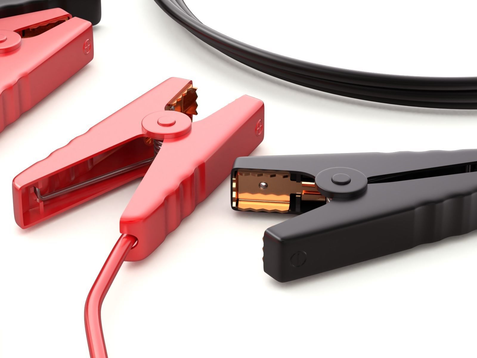 Car Jump Starter Clamps 3D model | CGTrader