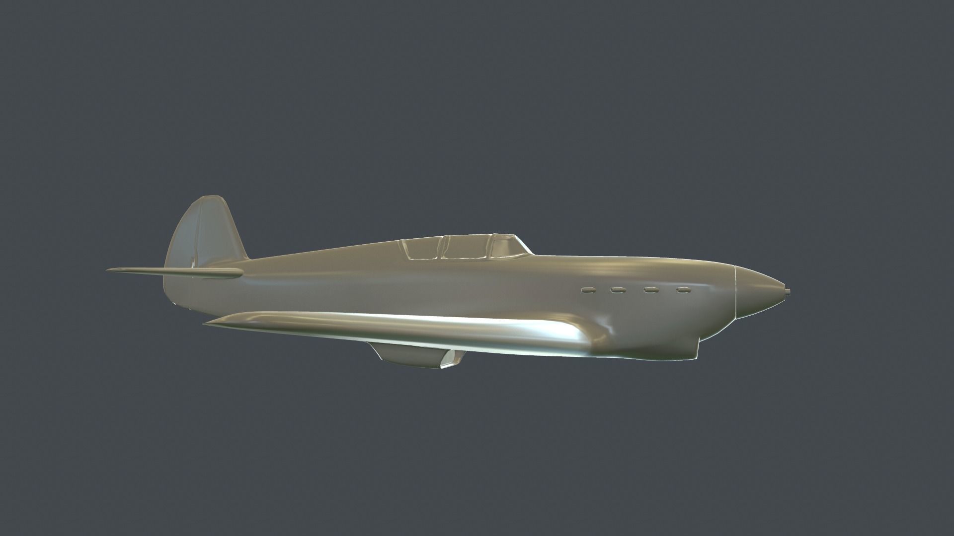 Yak-1 fighter model for 3D-printing 3D model 3D printable | CGTrader
