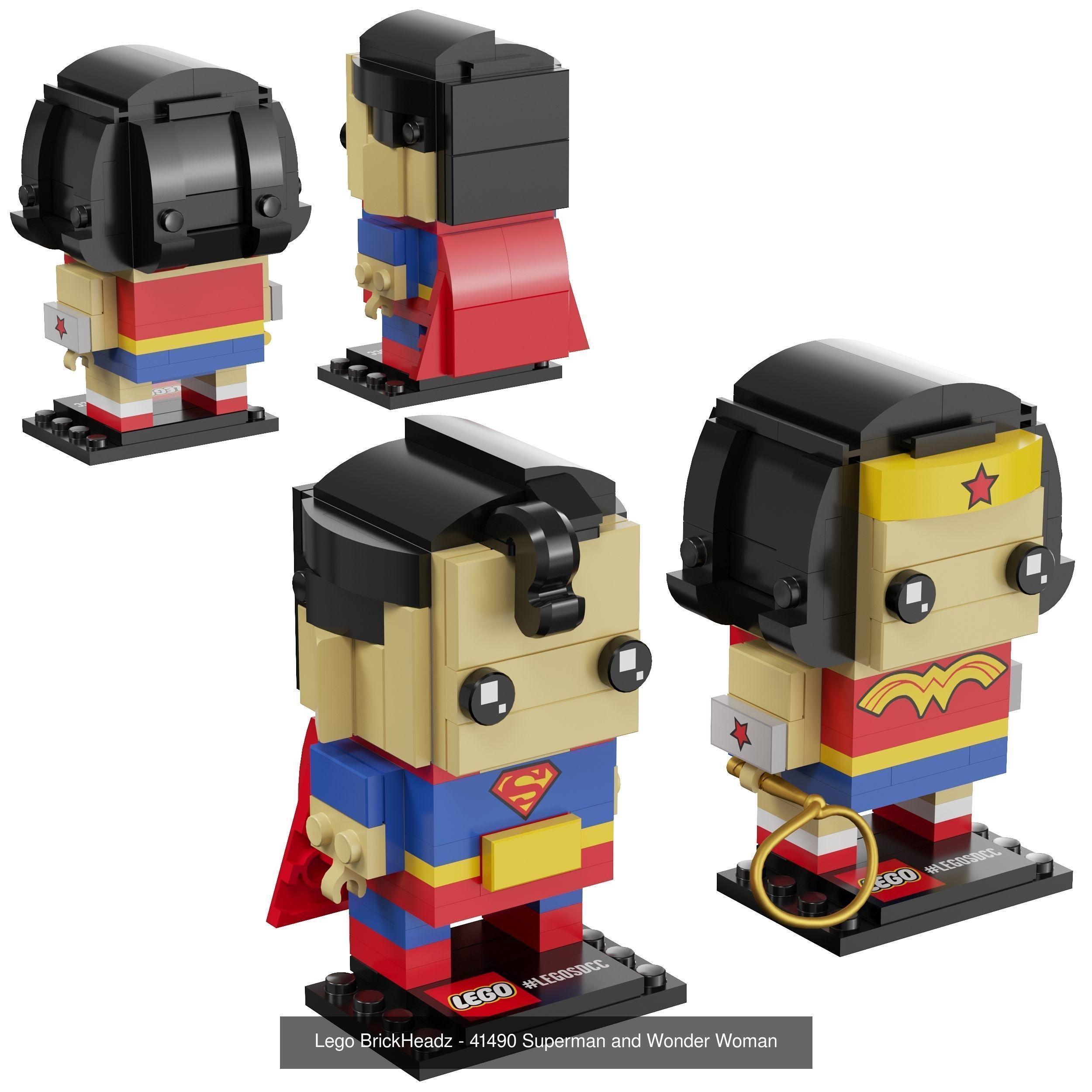 Lego BrickHeadz DC Comics Collection | CGTrader
