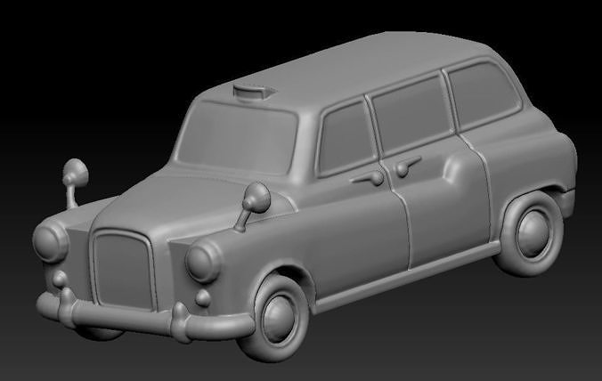 english london taxi 3d printing models 3D model 3D printable | CGTrader