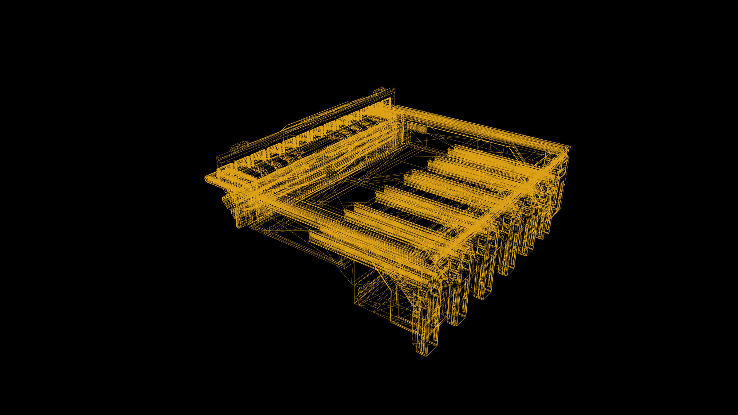 3D model Cyberpunk Modular Bridge Game Ready VR / AR / low-poly | CGTrader