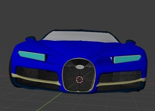 Bugatti Chiron 2017 3D model animated | CGTrader