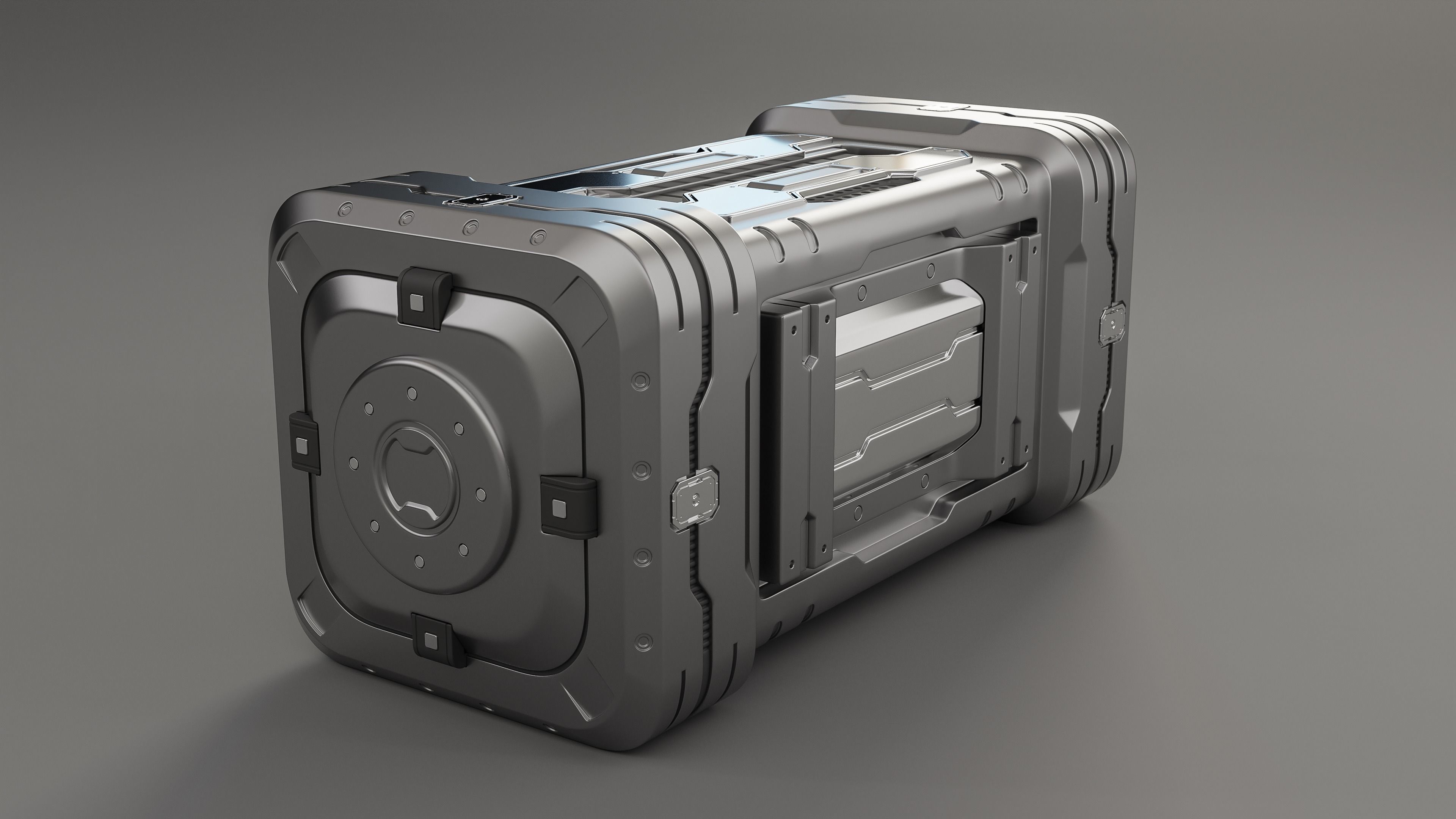 Sci-Fi Industrial Object 03 3D model | CGTrader