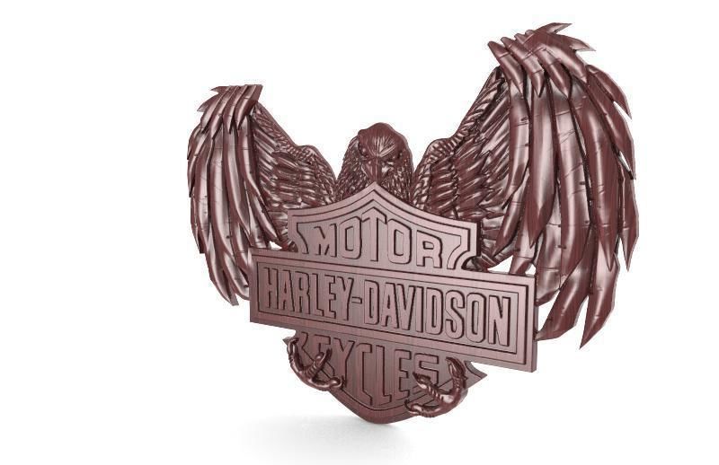 Harley-davidson CNC 3D model 3D printable | CGTrader