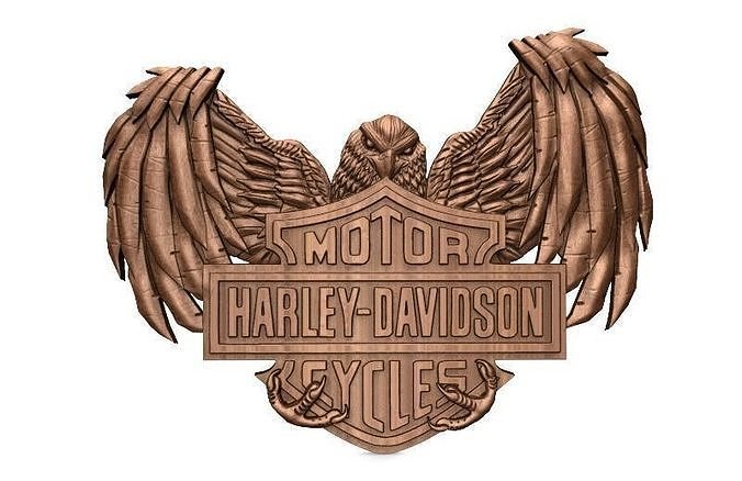 Harley-davidson CNC 3D model 3D printable | CGTrader