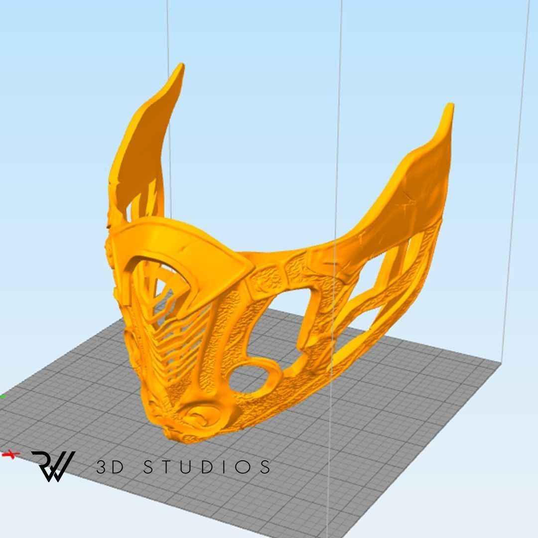 Sub-Zero New Mask - Mortal Kombat Movie 2021 - STL File 3D model 3D ...
