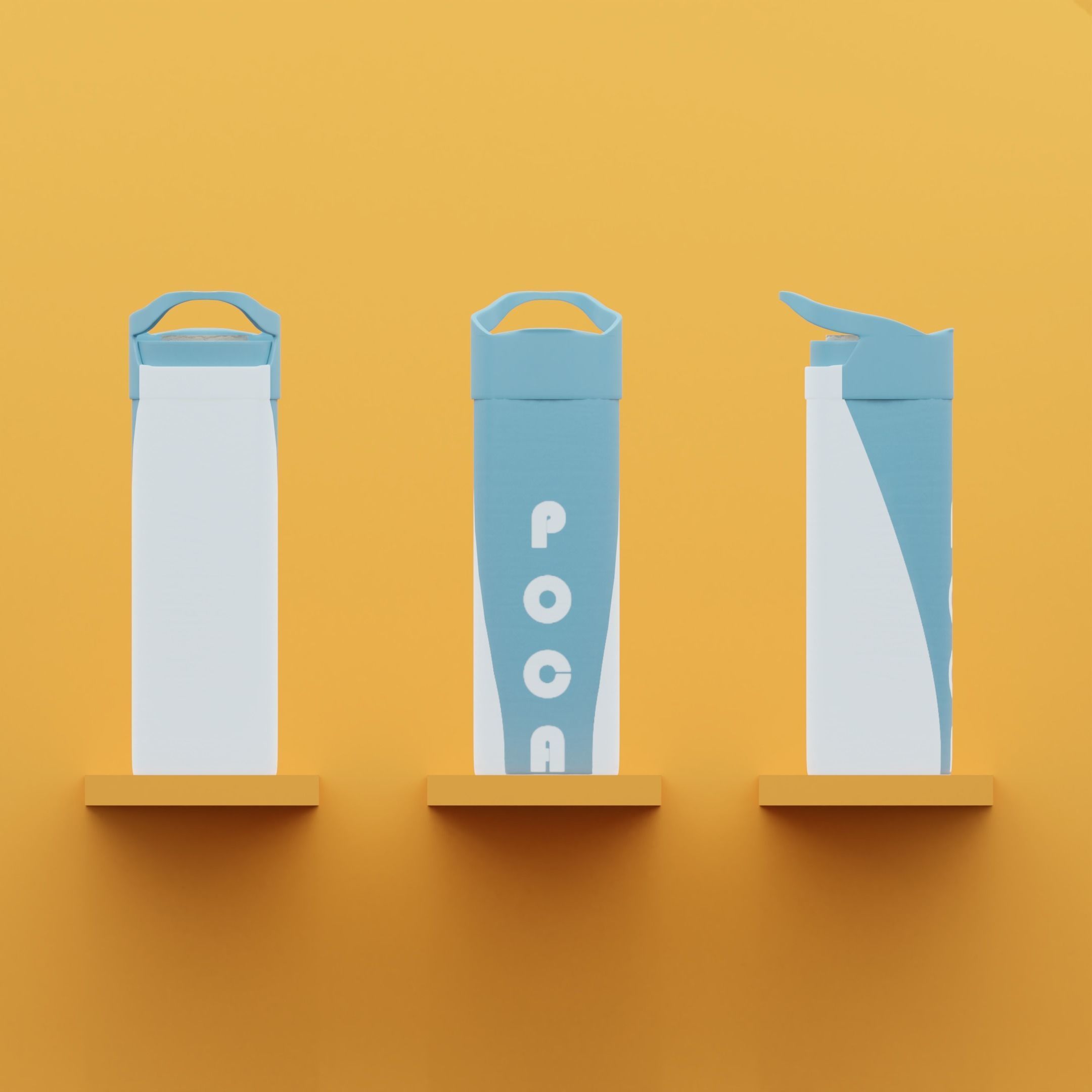 POCA-POCA DRINK BOTTLE free 3D model | CGTrader