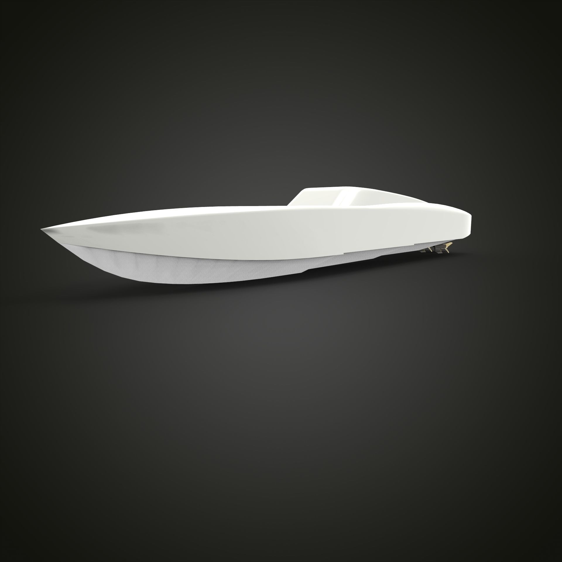 RC Boat 3D model 3D printable | CGTrader