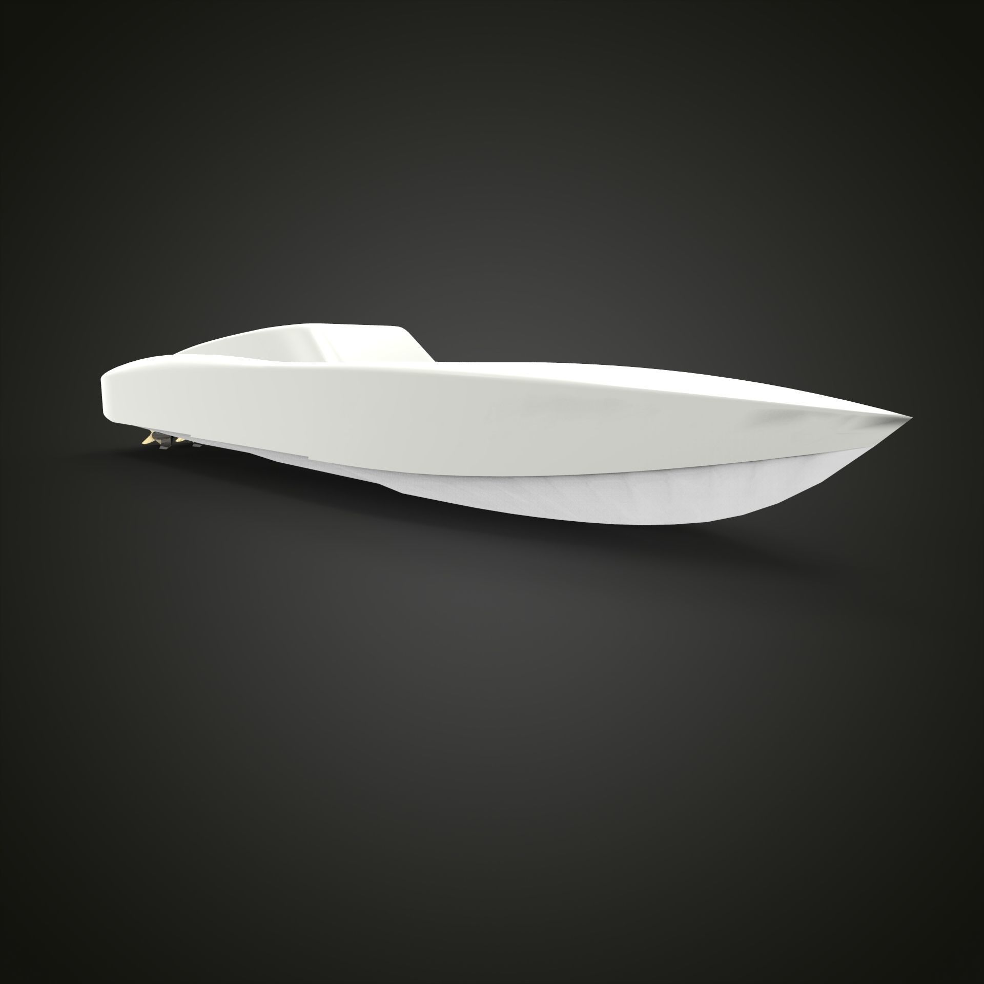 RC Boat 3D model 3D printable | CGTrader