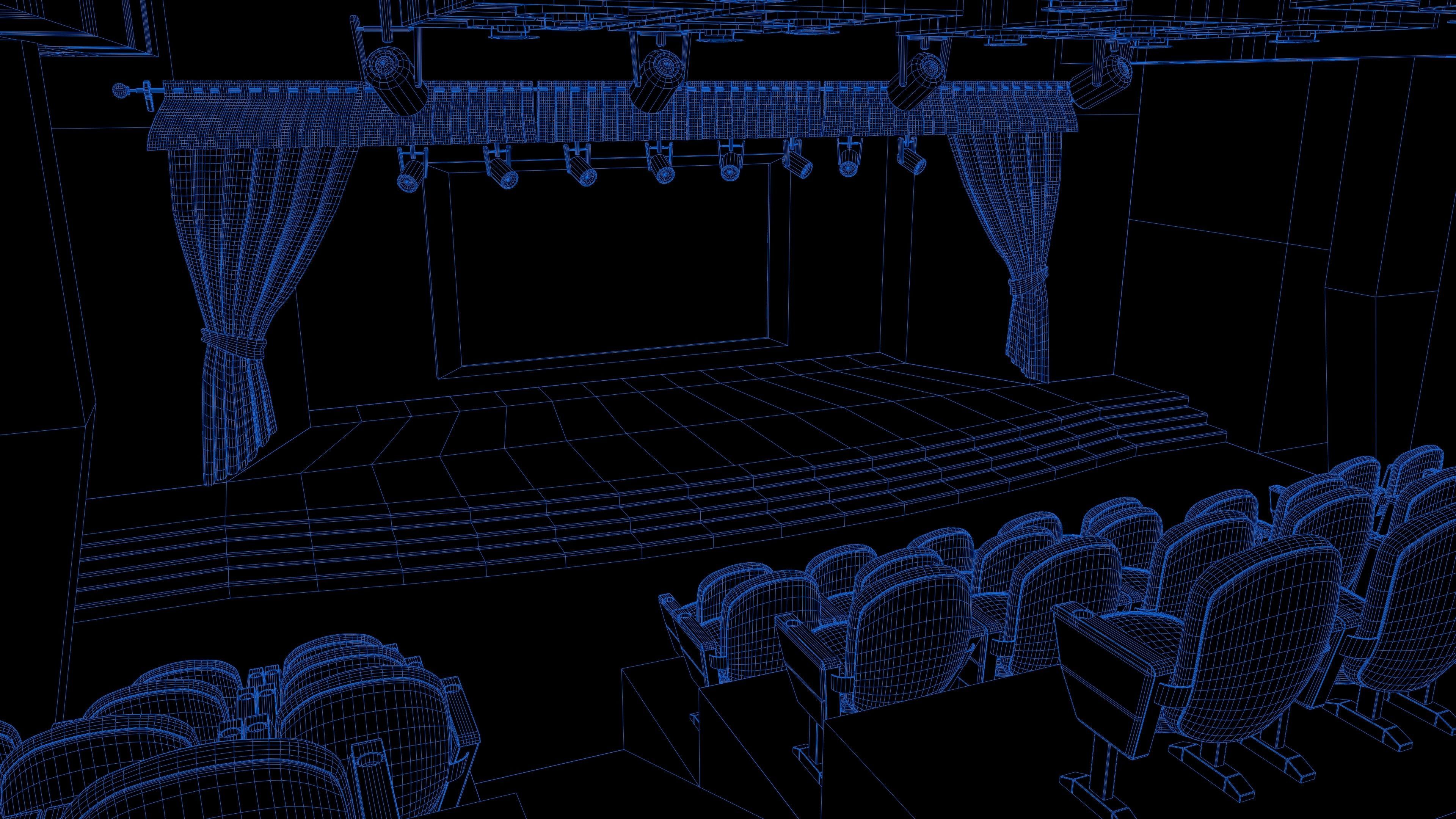 Theater Auditorium 3D model | CGTrader