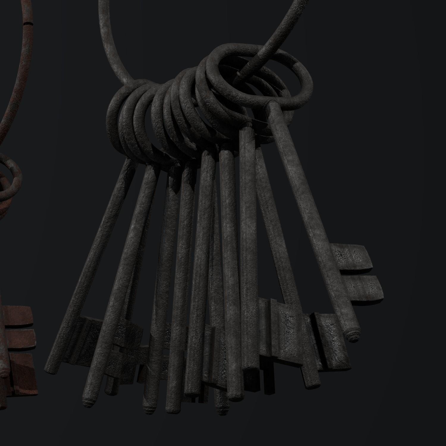 3D model Old Keys set VR / AR / low-poly | CGTrader