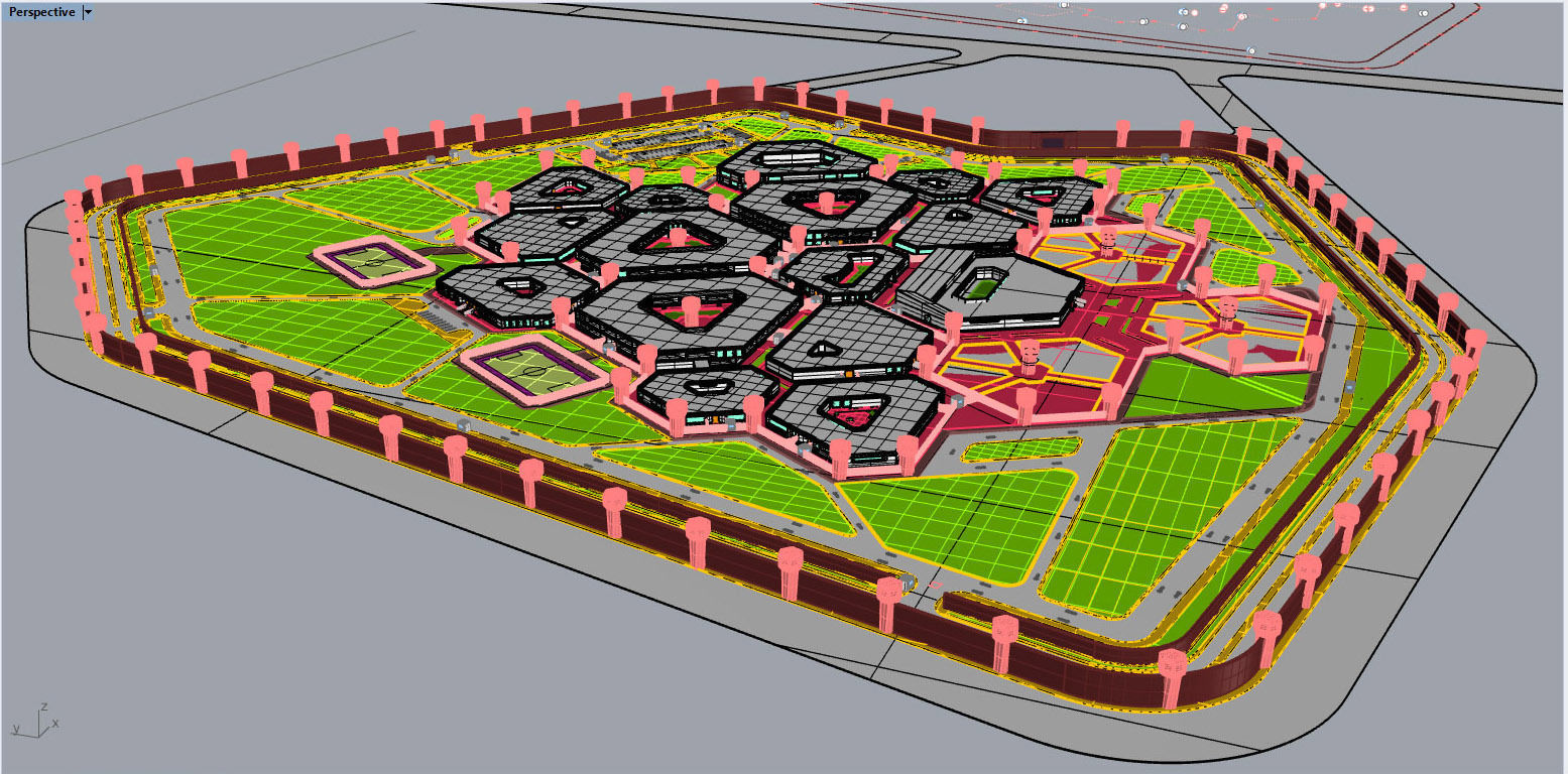 prison project 3D model animated | CGTrader