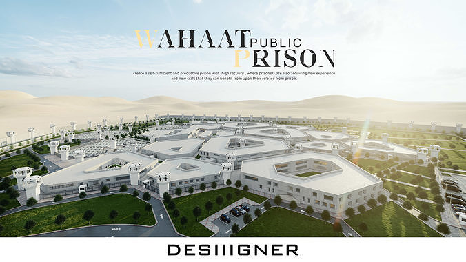 prison project 3D model animated | CGTrader