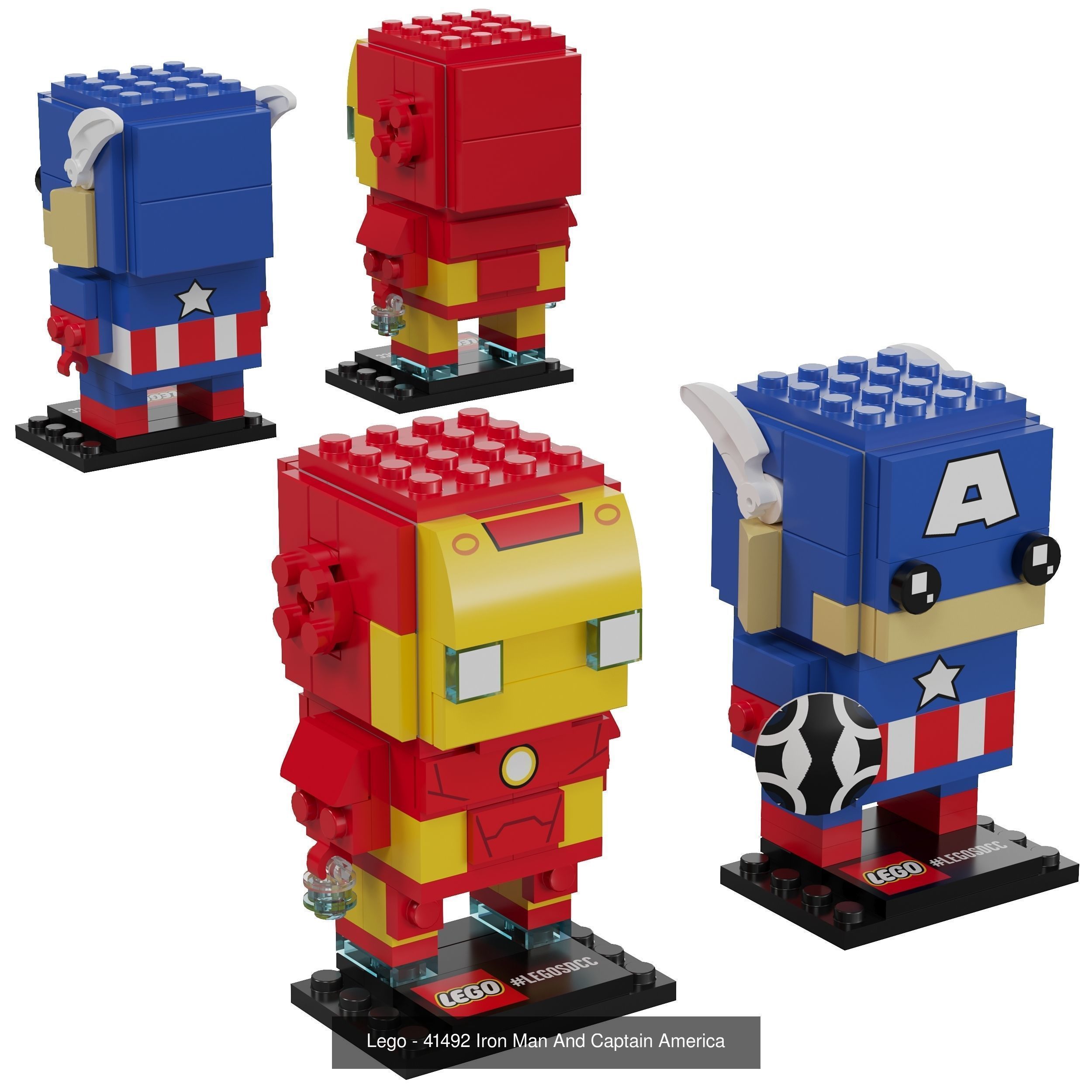 Lego BrickHeadz - Marvel Super Heroes Collection | CGTrader