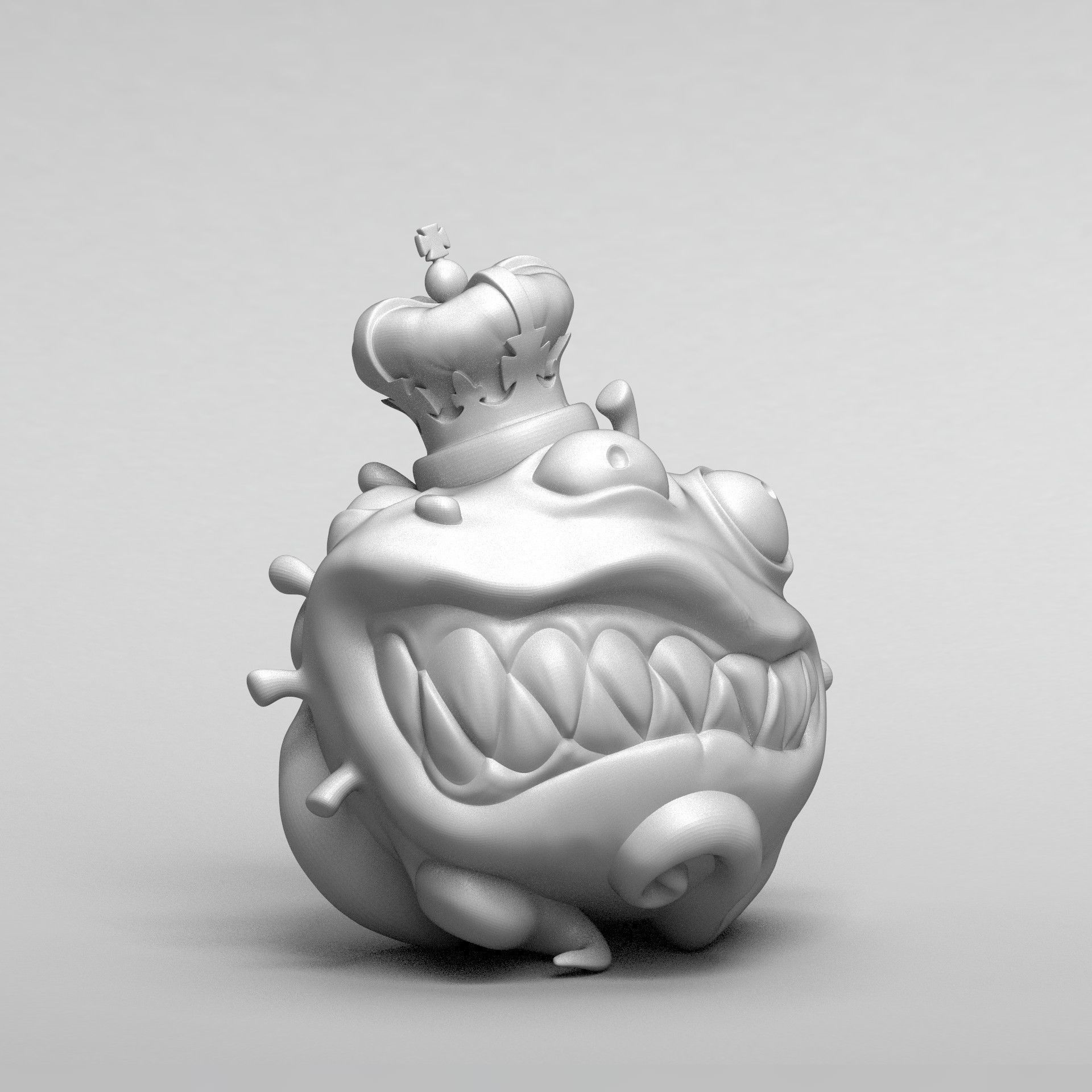 Coronavirus monster 3D print model 3D model 3D printable | CGTrader