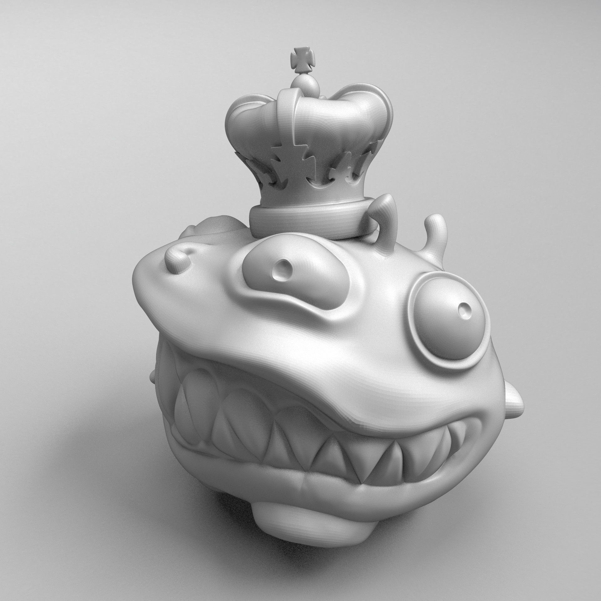 Coronavirus monster 3D print model 3D model 3D printable | CGTrader