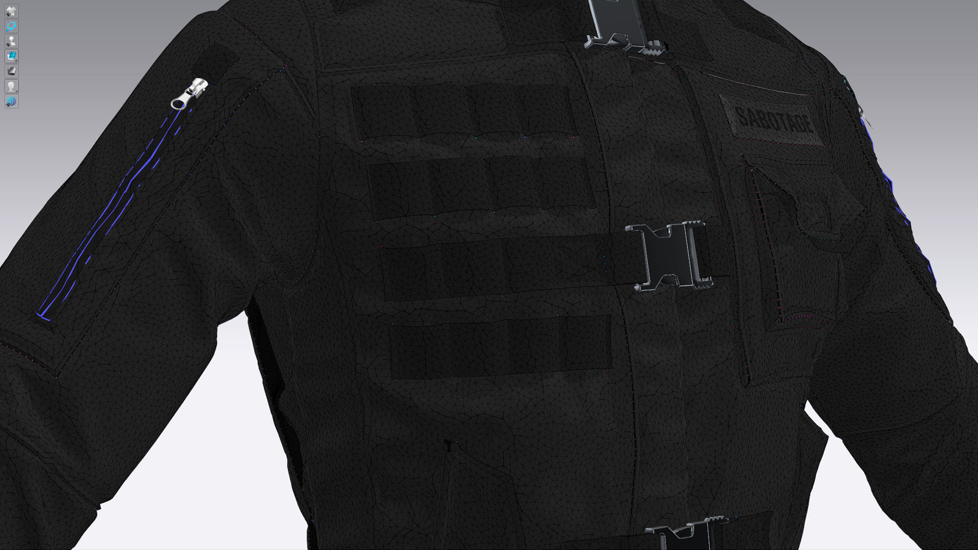 Military tactical jacket Uniform Soldier 3D model | CGTrader