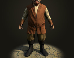 Peasant 3D Models | CGTrader