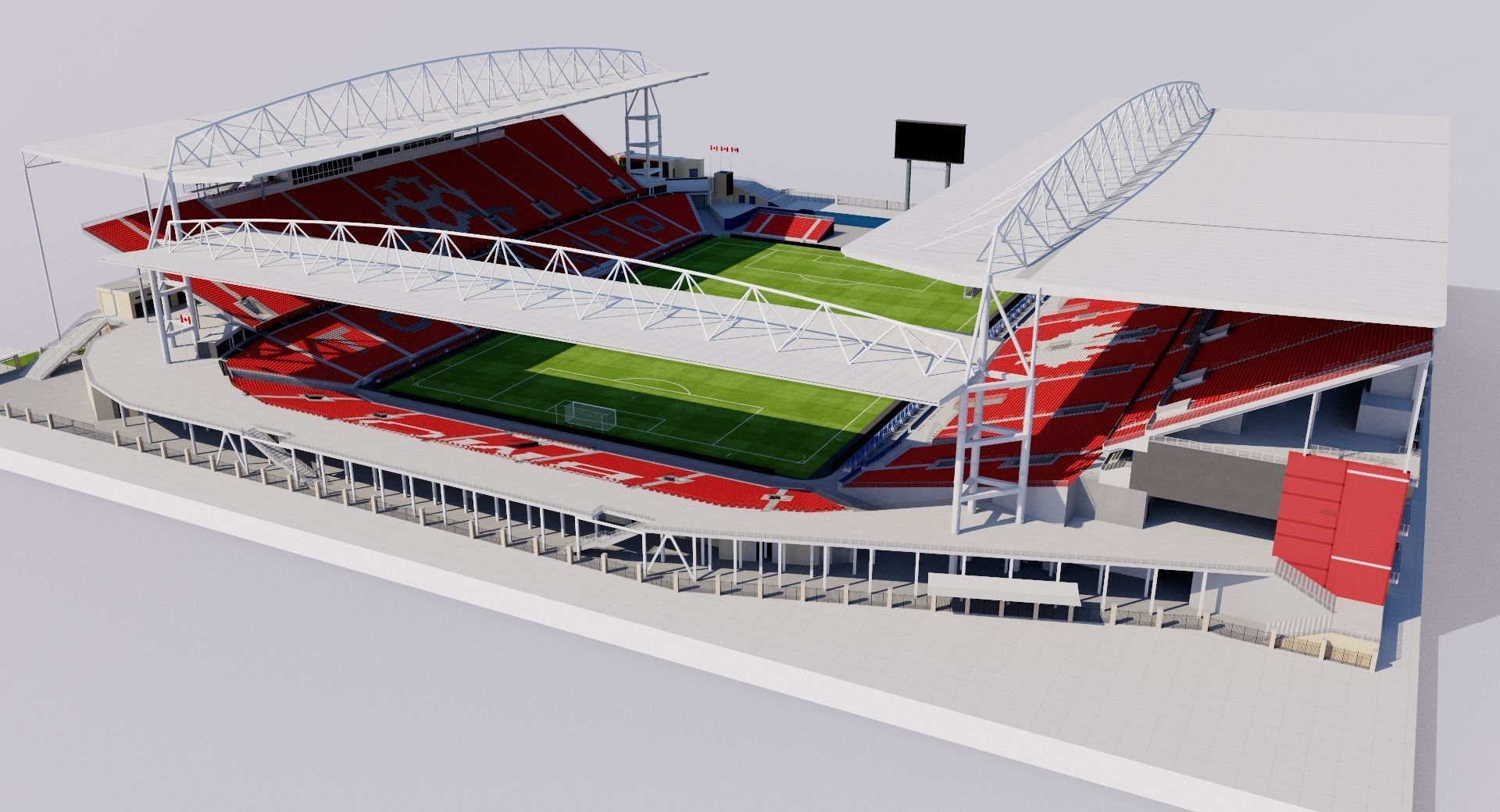 BMO Field - Toronto - Canada 3D model | CGTrader