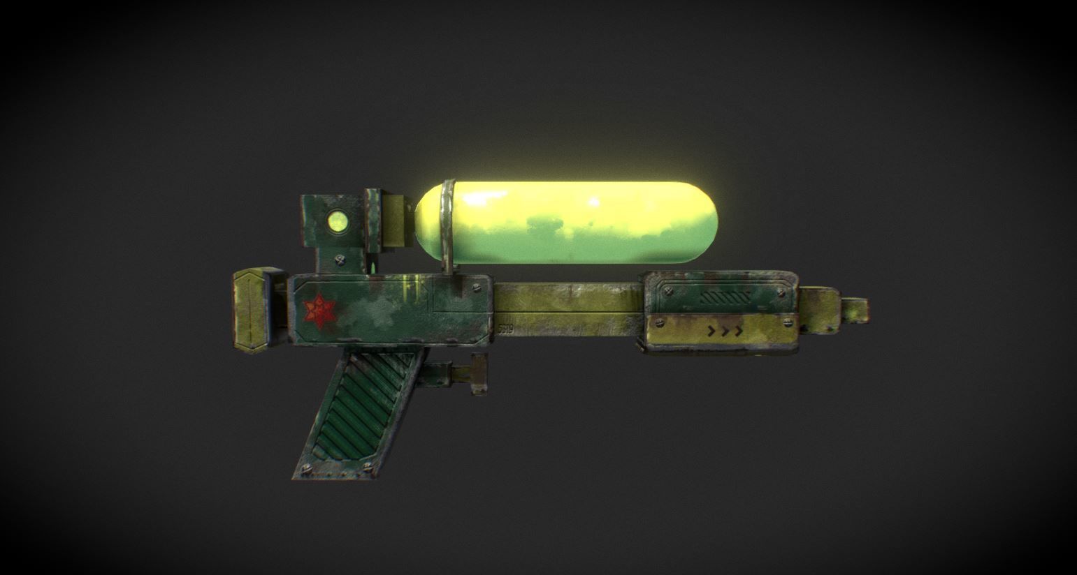 3D model Cartoon - SciFi - Acid Gun VR / AR / low-poly | CGTrader