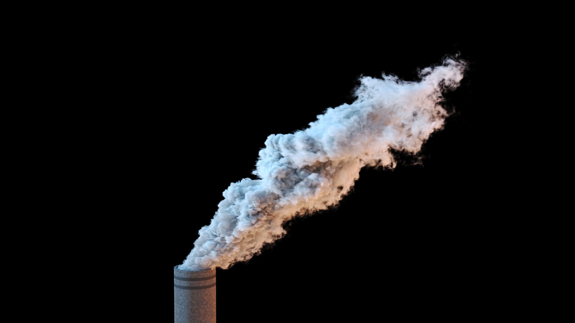 Chimney Smoke VDB 20s sequence 3D model animated | CGTrader