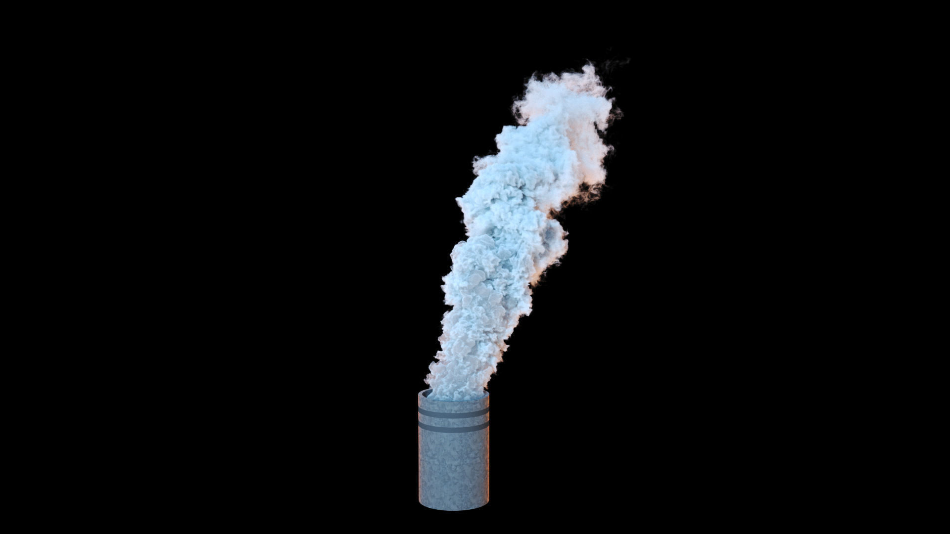 Chimney Smoke VDB 20s sequence 3D model animated | CGTrader